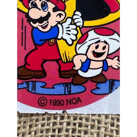 Nintendo | Office | Vintage 99 Noa Nintendo Super Mario Bros Sticker ...